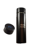 Executive Water Bottle Flask with 2 Lids (LED Display & Stainless Stee ...